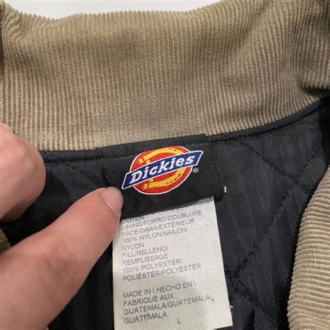 Dickies Denim Zip Front Chore Coat Condition Depop