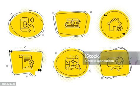대출 집 검색지도 및 카피 라이팅 노트북 아이콘 세트 벡터 기포에 대한 스톡 벡터 아트 및 기타 이미지 기포 대출 마케팅 Istock