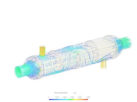 Fluid Flow Through A Heat Exchanger With Conjugate Heat Transfer Copy By Yassin SimScale