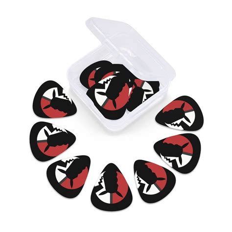 Pokémon Pikachu 12 Piece Guitar Picks Set With Holder For Acoustic Electric Bass And Ukulele