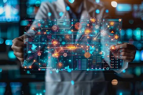 Scientist Is Using A High Tech Dashboard To Analyze Science And