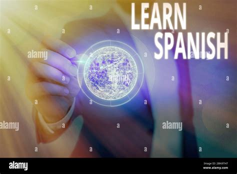 Text Sign Showing Learn Spanish Business Photo Showcasing Translation