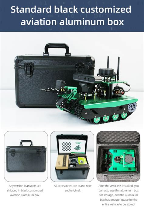 Yahboom Transbot Ros Ai Robot For Jetson Nano 4gb With Depth Camera