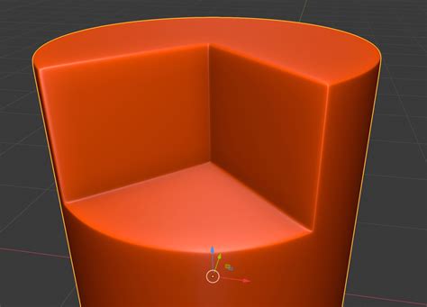 Modeling Need Help With Modelling A Cylinder With A Piece Cut Out Blender Stack Exchange