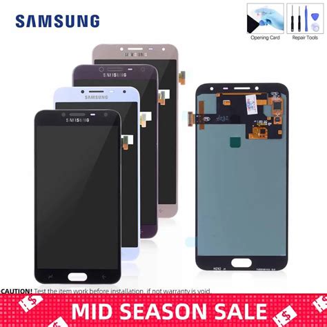 Amoled Original Lcd For Samsung Galaxy J4 2018 Display Touch Screen