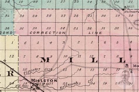 Vintage Jackson County WI Map 1878 Old Wisconsin Map Etsy