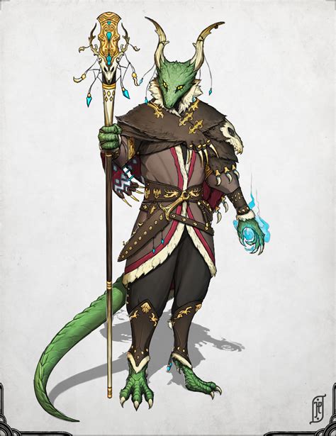 Dragonborn Druid By Naidenromanov On Deviantart