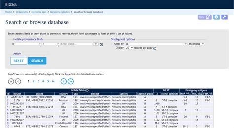Browsing Isolate Data BIGSdb 1 51 0 Documentation