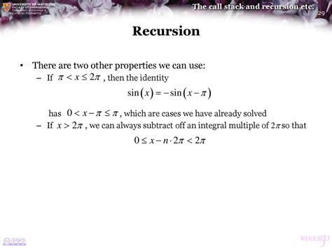 the call stack and recursion and parameters revisited ppt download