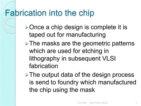 Vlsi Design Flow Eda Design Ppt Electronics Eda Design Ppt