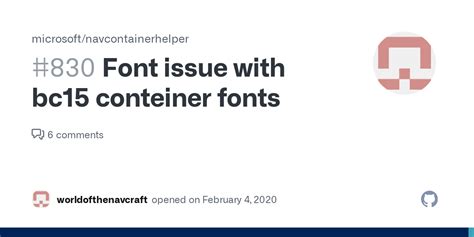 Font Issue With Bc Conteiner Fonts Issue Microsoft Navcontainerhelper GitHub