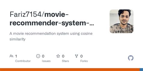 GitHub Fariz7154 Movie Recommender System Tmdb Dataset Main A Movie