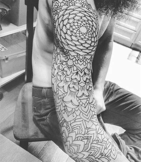 Pinecone Geometric Sleeve Oliver Kenton Geometric Dotwork Award
