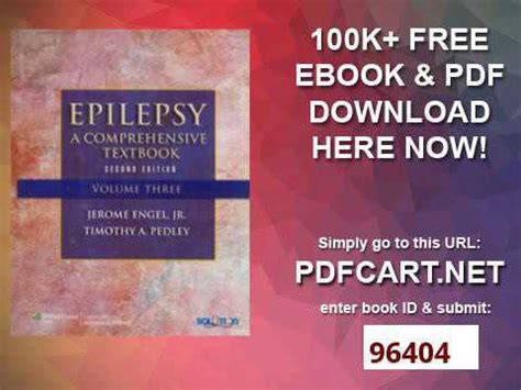 Epilepsy A Comprehensive Textbook 3 Volume Set YouTube