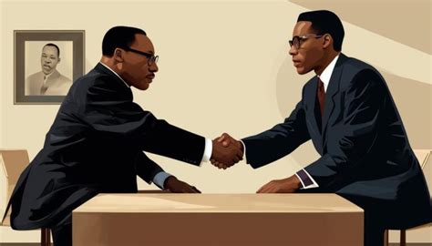 The Historic Encounter Of Martin Luther King And Malcolm X