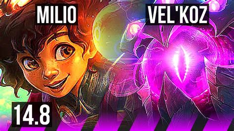 MILIO Ashe Vs VEL KOZ Lucian SUP 69 Winrate 2 1 9 NA Master