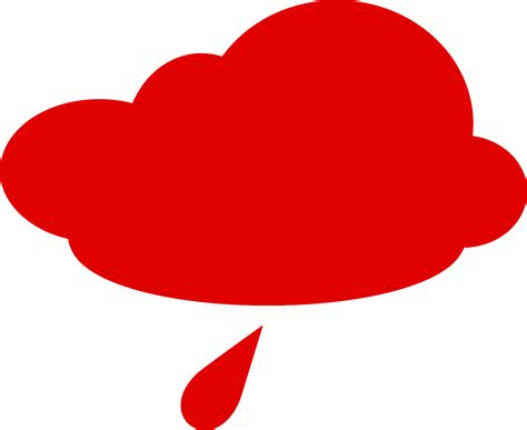 Svg 多云的 雨 多雨的 免费的svg图像和图标。 Svg Silh