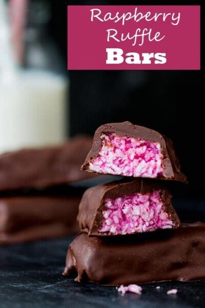 Raspberry Ruffle Bars Nickys Kitchen Sanctuary