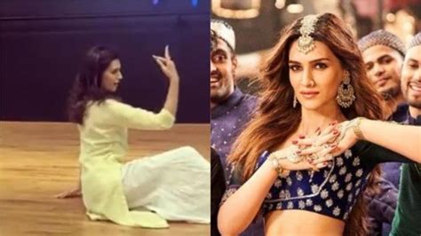 Kriti Sanon Shares Video Of Her Training For Kalanks Aira Gaira Watch