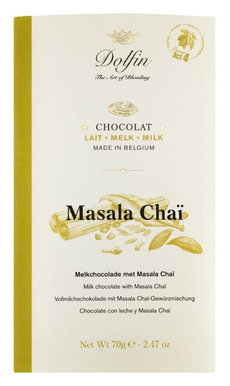 Tablet Lait Masala Chai Chocolate Bar Whole Milk With Masala Dolfin