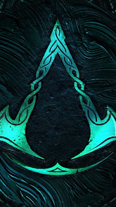 Assassins Creed Valhalla Logo 4k Iphone Wallpapers Free Download