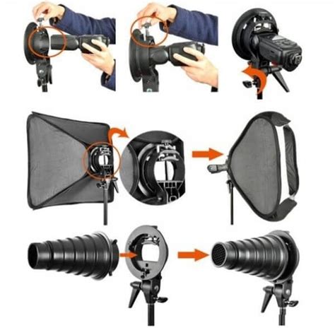 Купить крепление для вспышки Godox S-type (bowens маунт) — доставка по ...