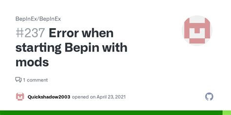 Error When Starting Bepin With Mods Issue 237 BepInEx BepInEx GitHub