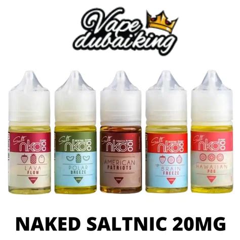 Naked Salt Nicotine Nkd 100 E Juice Vape Dubai King