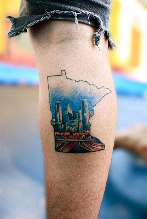 32 City Skyline Tattoos That Prove Home Is Where Your Ink Is