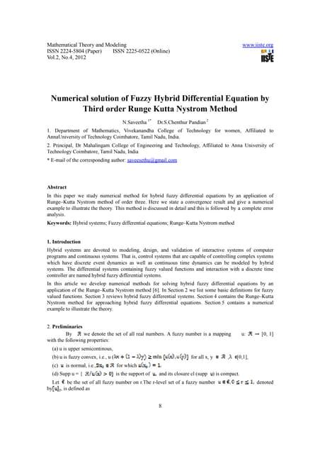 Numerical Solution Of Fuzzy Hybrid Differential Equation By Third Order Runge Kutta Nystrom