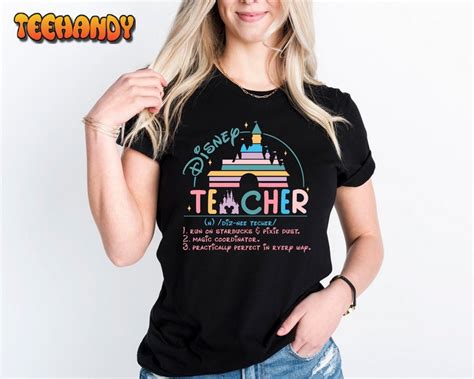 Disneyland Teacher Definition Shirt Teach Love Inspire Shirt Disney