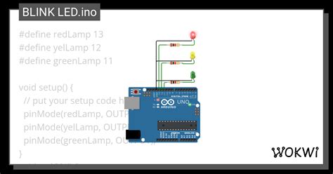 Blink O Wokwi Esp32 Stm32 Arduino Simulator