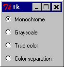 Tkinter Tutorial The Tkinter Radiobutton Widget SO Documentation