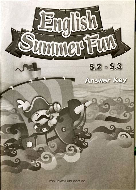 中二升中三english Summer Fun暑期作業答案 興趣及遊戲 書本 And 文具 教科書 Carousell