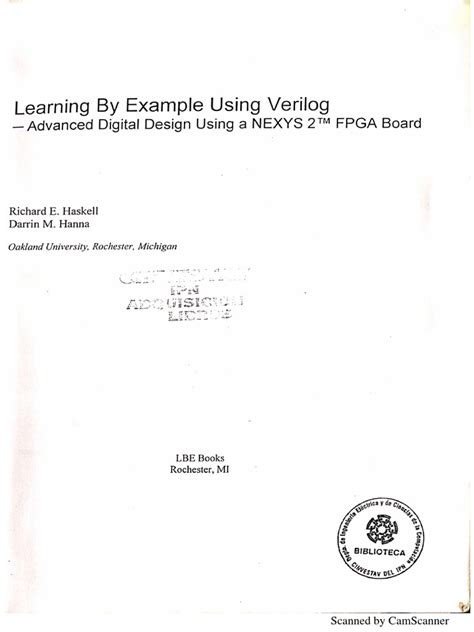 Learning Verilog By Examples Pdf