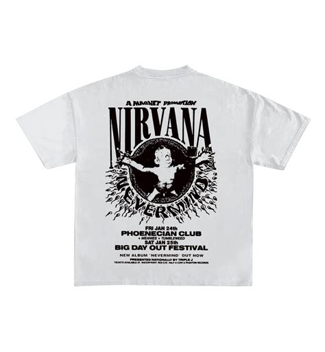 Nirvana Designed Oversized Tee Osiyankart