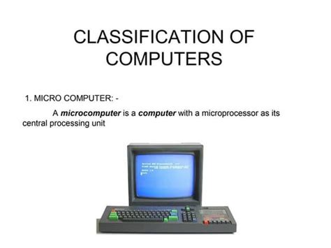 Classification Station Ppt Computing Technology And Computing