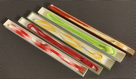 Yahooオークション 即決 送料1331円 帯締め3本未使用品 2本使用品