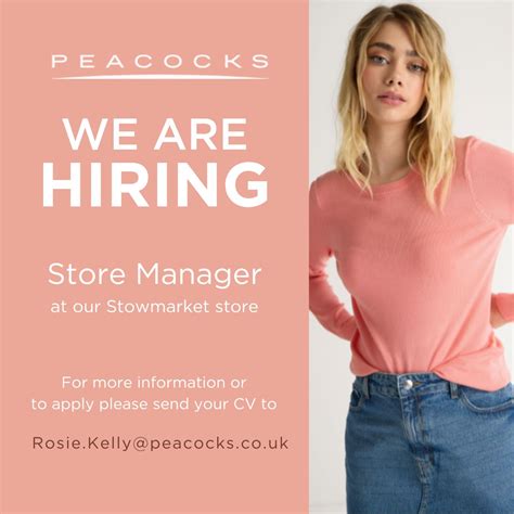 Peacocks On Linkedin Rediscoverpeacocks Storemanager Management