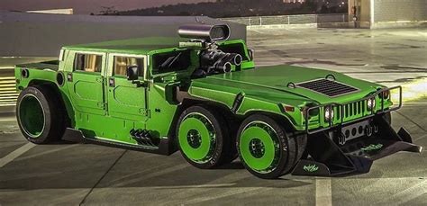Digital Artist Renders An Outrageous Hummer H1 6x6
