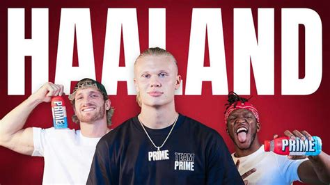 Erling Haaland wirbt plötzlich für Energy Drink von Logan Paul und KSI