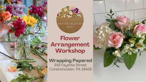 Flower Arrangement Workshop Morethanthecurve