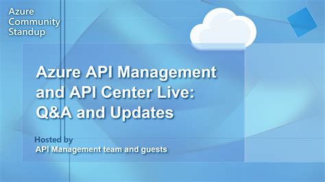 Announcing Api Management And Api Center Community Live Stream On