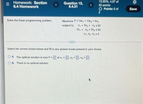Solved Homework Section 6 4 Homework Question 13 6 4 31