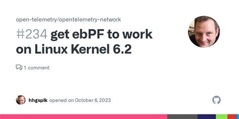 Get Ebpf To Work On Linux Kernel Issue Open Telemetry Opentelemetry Network Github