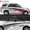 Jual Cutting Sticker Striping Mobil Racing Sport Simple Keren Rush