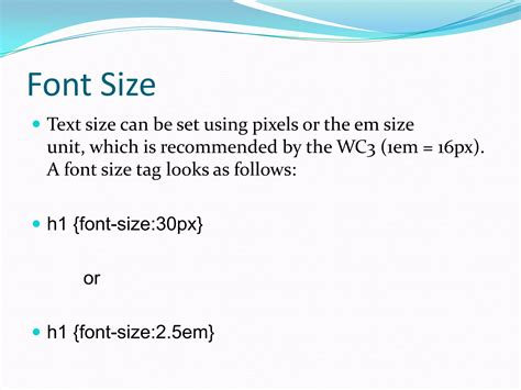 Styling Text Using Css Ppt Free Download