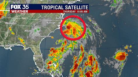 Tropical Storm Fay Forms Off Coast Of North Carolina
