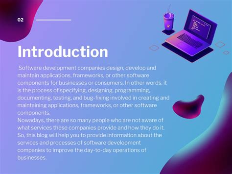 ppt software development company processes and services powerpoint