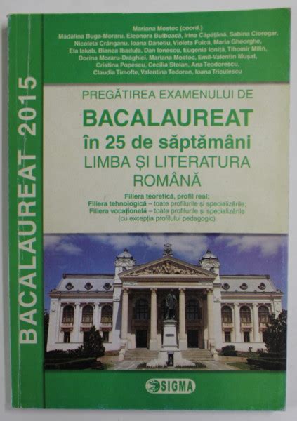 PREGATIREA EXAMENULUI DE BACALAUREAT IN 25 DE SAPTAMANI LA LIMBA SI
